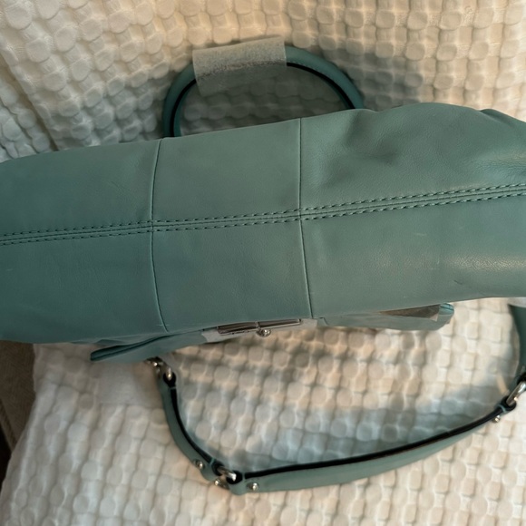 Coach | Bags | Authentic Coach Leather Womens Crossbody Teal Color ...